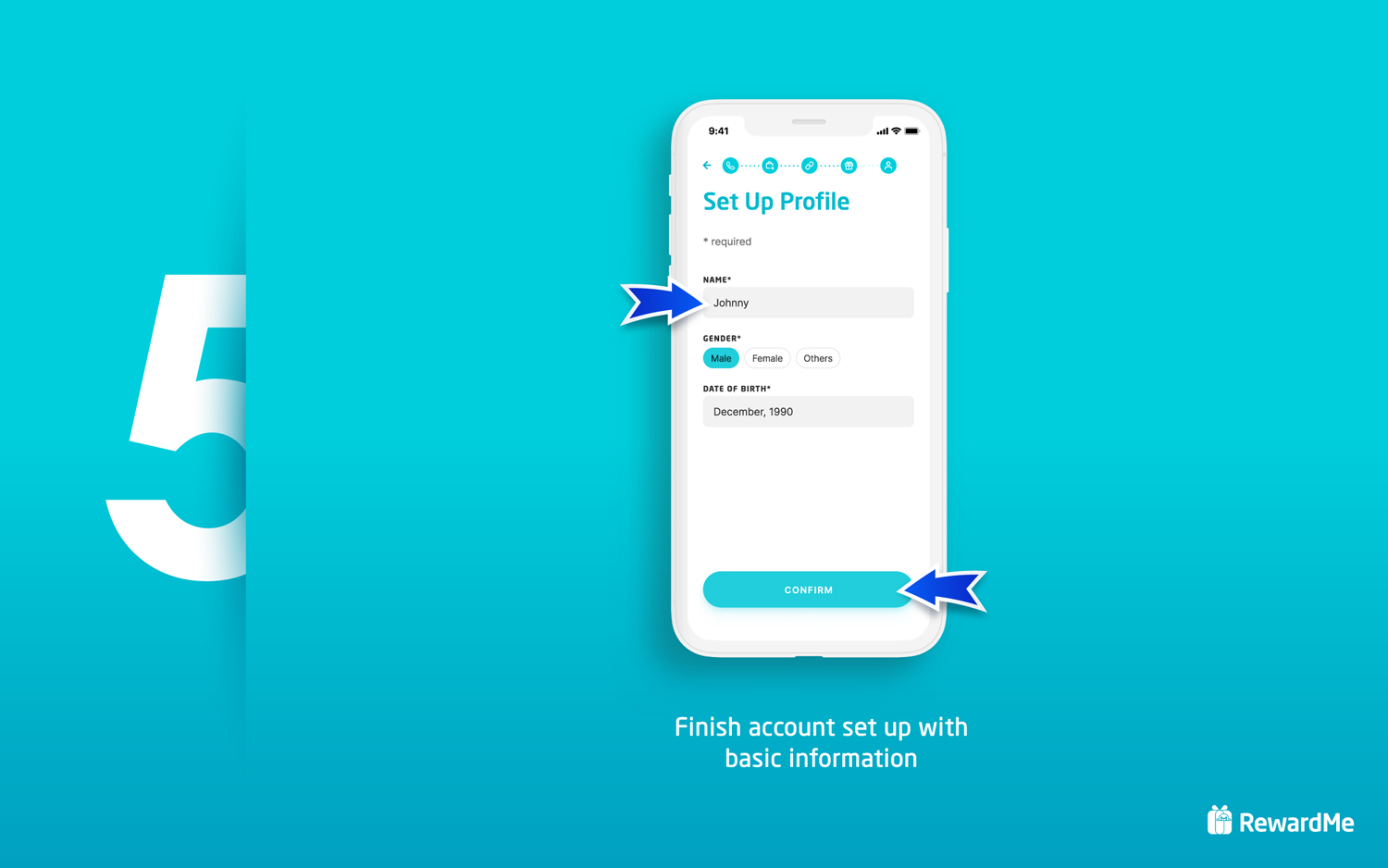 How to sign up for RewardMe in minutes — Shop & earn rewards automatically!