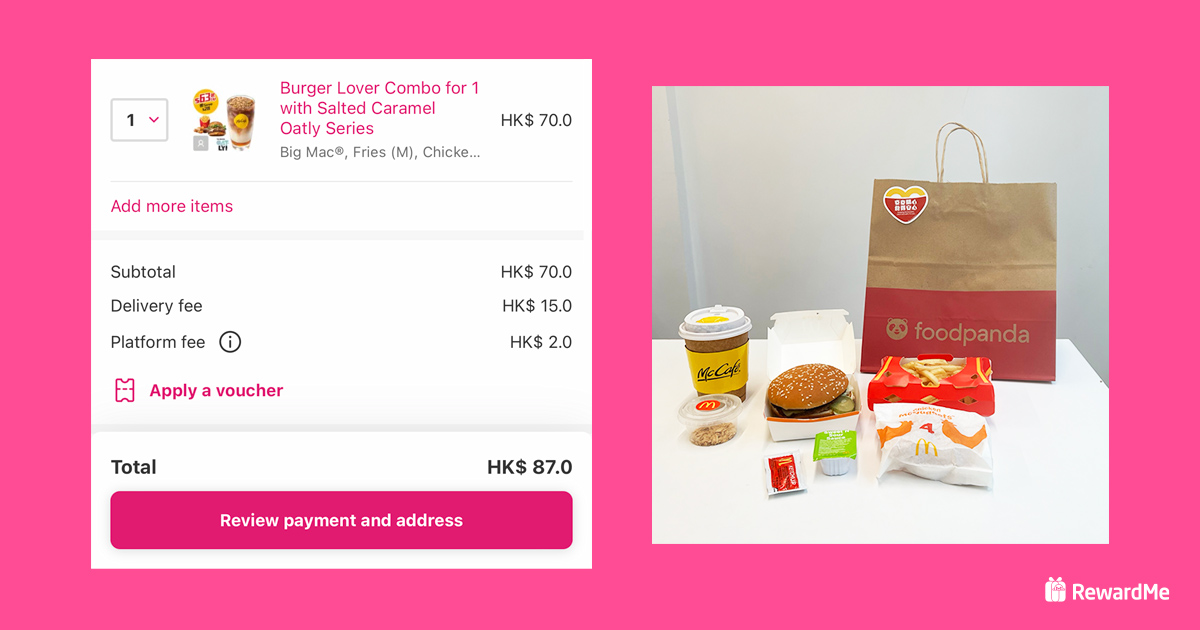 Tight-fisted on a Big Mac in HK: Deliveroo VS Foodpanda VS McDelivery 🍔